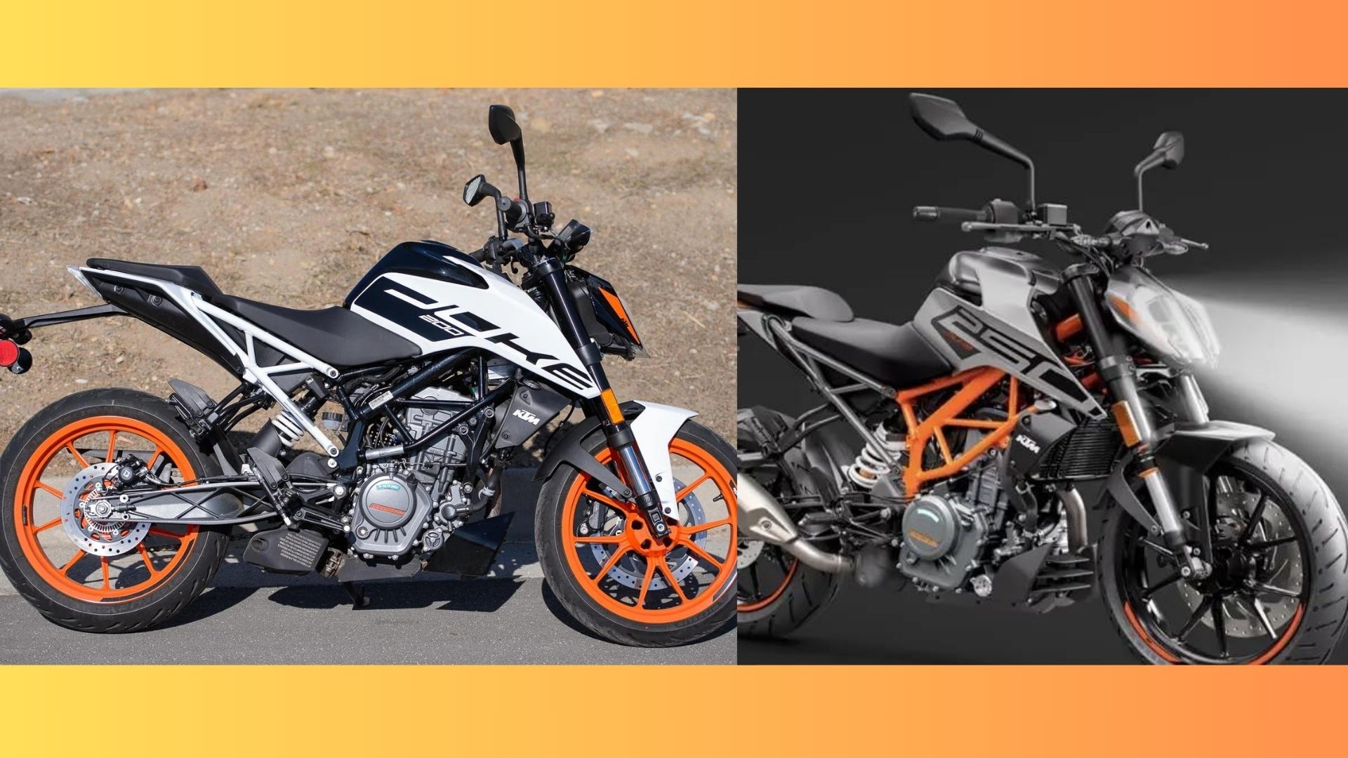 Good News: New Colour Variants of the 2024 KTM 250 Duke and 200 Duke ...
